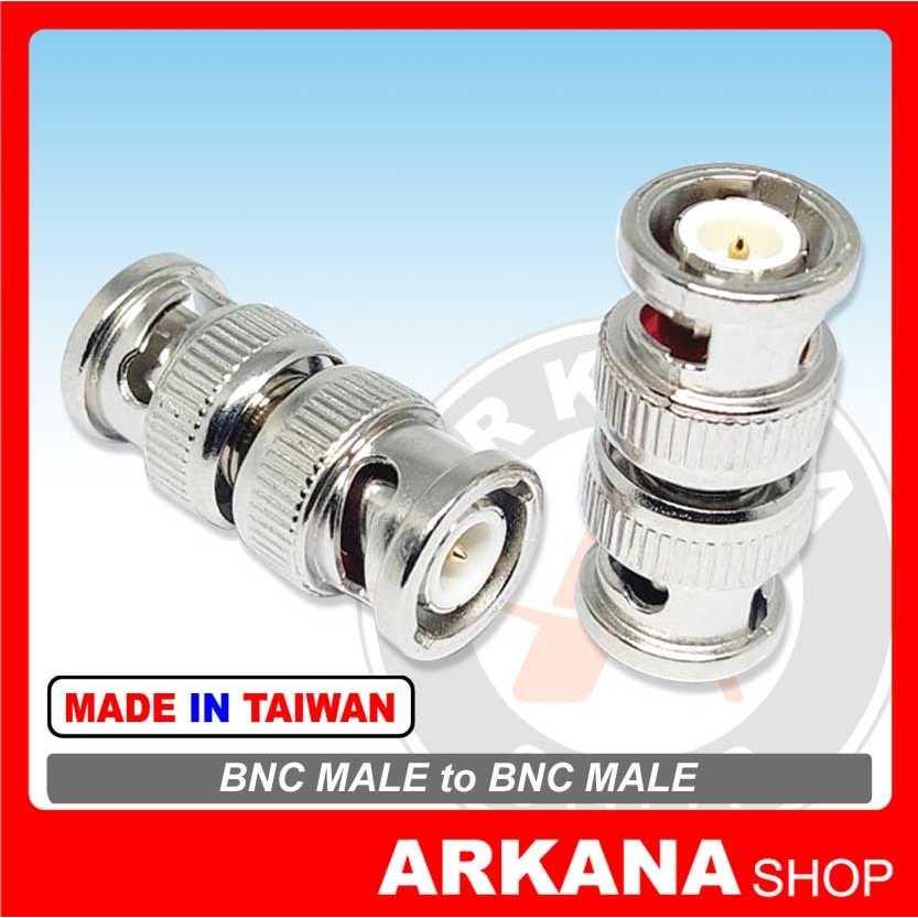 Jual KONEKTOR I BNC MALE TO BNC MALE | Shopee Indonesia