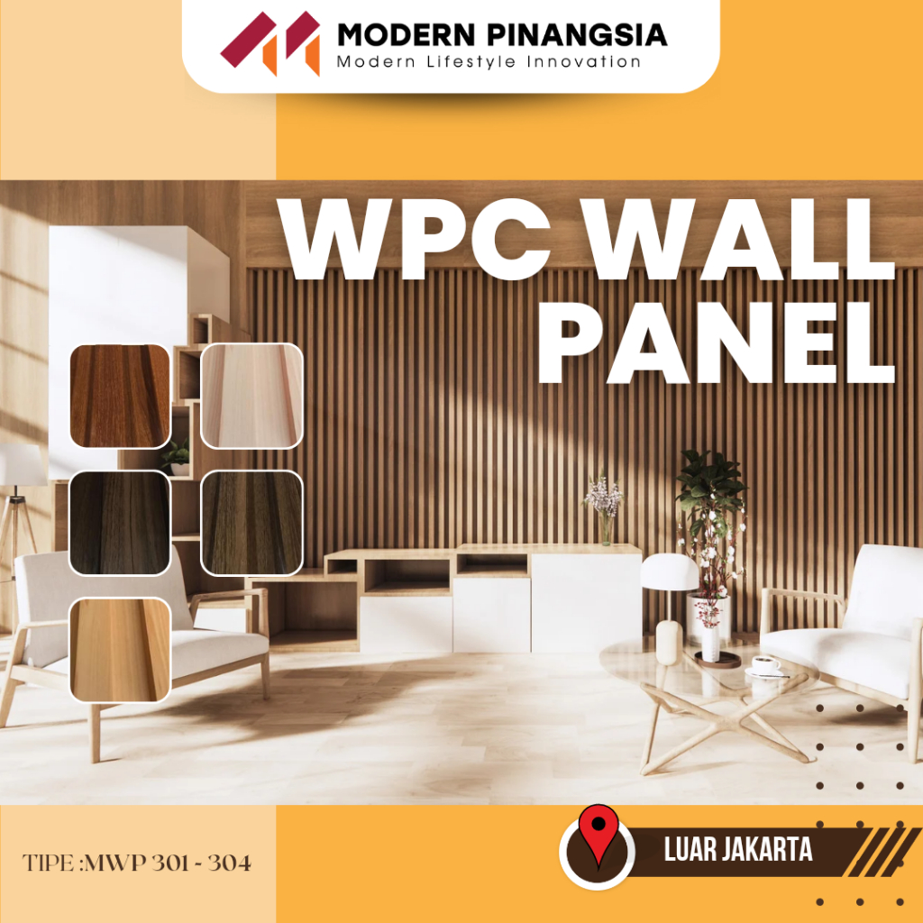 Jual Wall Panel WPC Tipe MWP 301-305 / Modern WPC / Interior Dinding 3D ...