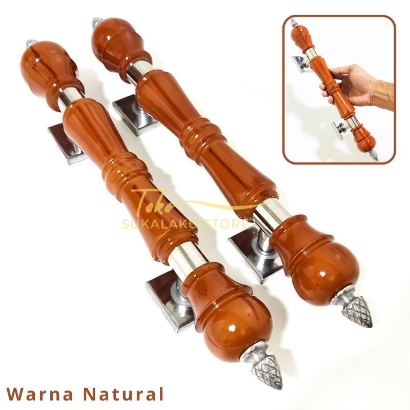 Jual (2biji) handel pintu rumah model antik/tarikan pintu rumah 2 pintu ...