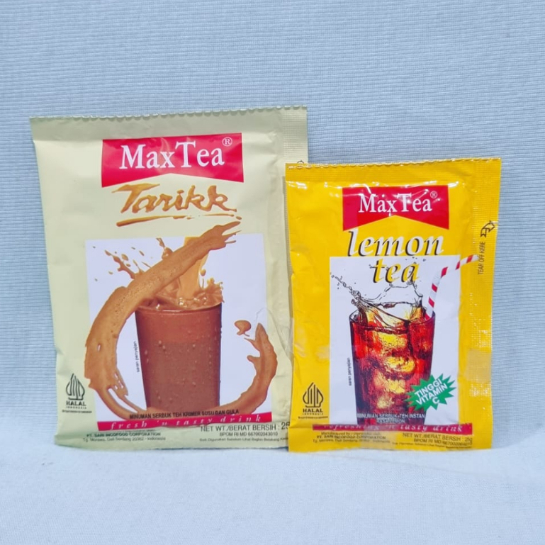 Jual Max Tea Teh Tarik / Lemon Tea (1 Pcs) | Shopee Indonesia