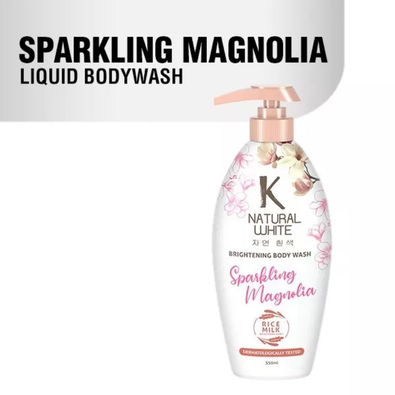 Jual Body wash K natural White 500ml // sabun cair K natural white ...