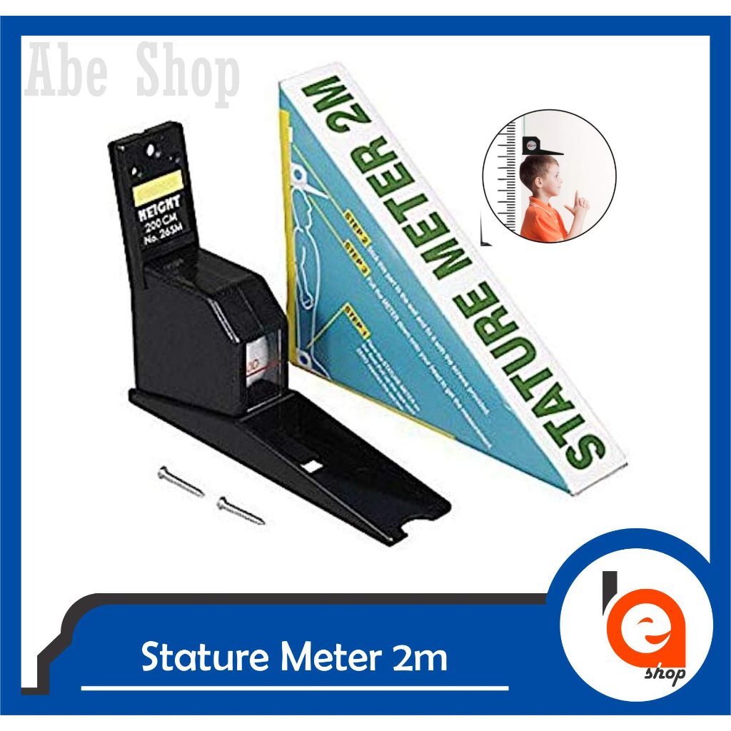 Jual Stature Meter 2 Meter / Alat Pengukur Tinggi Badan 2M Dewasa Dan ...