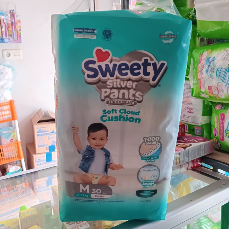 Jual Sweety Silver Pants S 32 M 30 L 28 Popok Celana S32 Perekat NBS40 ...