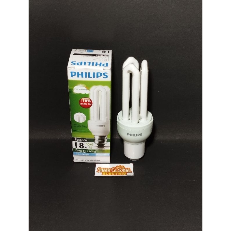Jual Lampu philips essential 18 W 18 WATT / PLC jari 18 watt putih | Shopee Indonesia