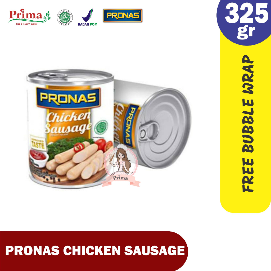 Jual Sosis kaleng - PRONAS chicken sausage 325gr | Shopee Indonesia