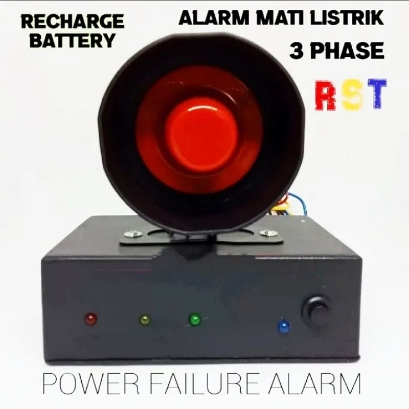 Jual Alarm Mati Listrik 3 Phase RST Suara Keras | Shopee Indonesia