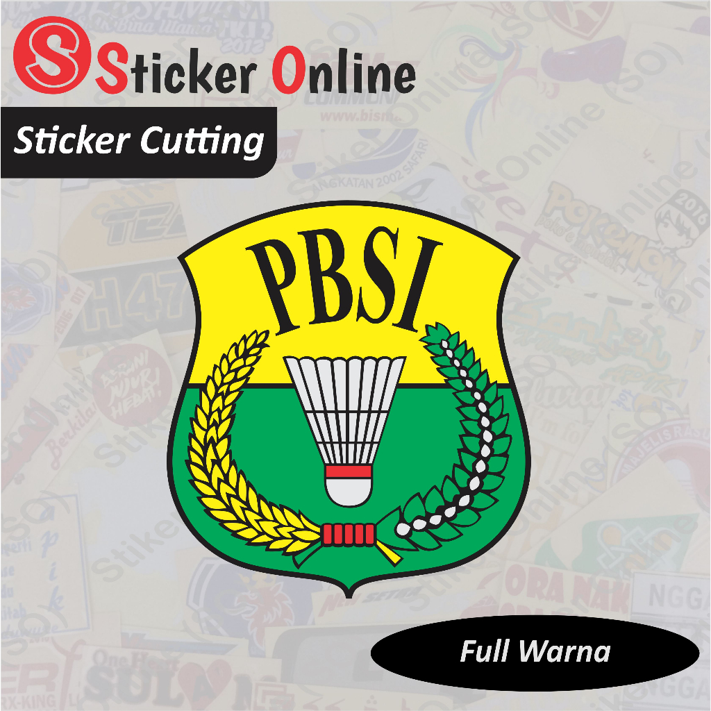 Jual Stiker PBSI | Sticker Cutting Persatuan Bulutangkis Seluruh ... Jual Stiker PBSI | Sticker Cutting Persatuan Bulutangkis Seluruh ...