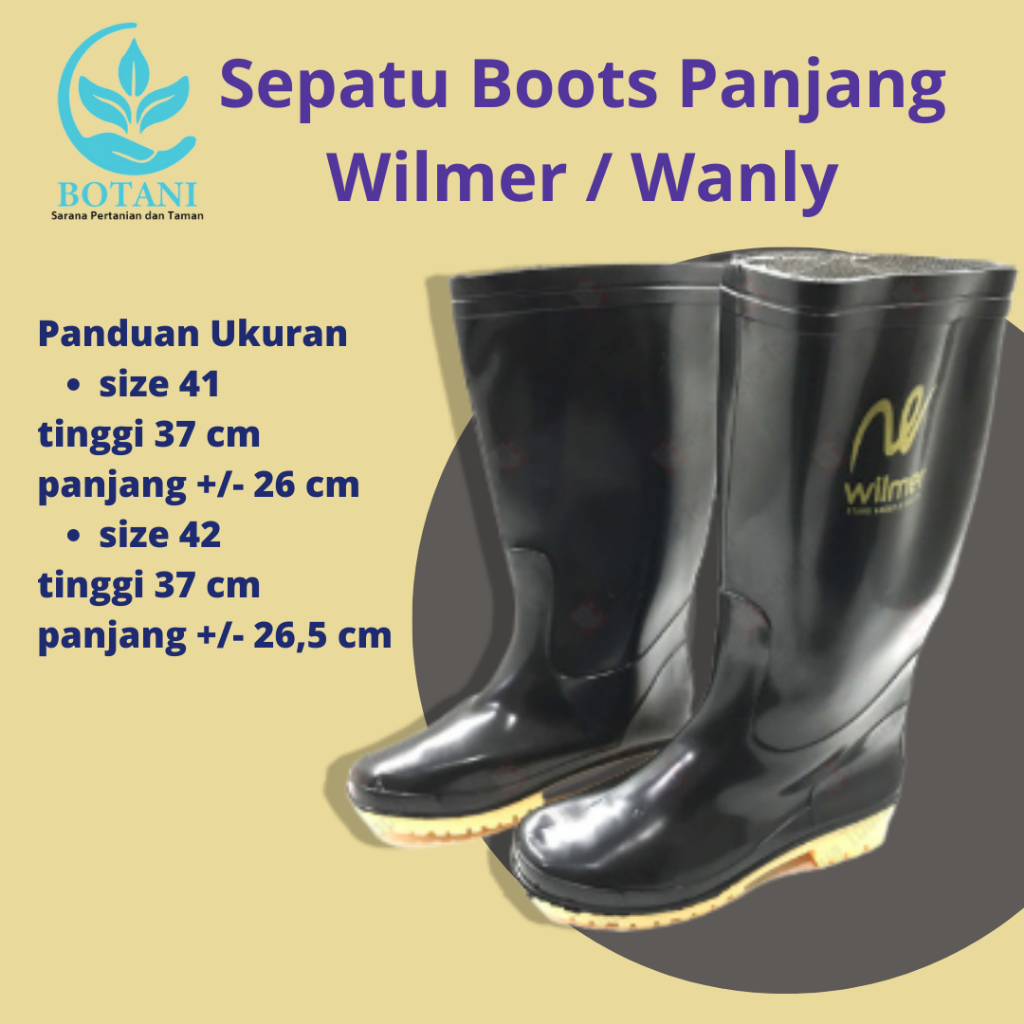 Jual Sepatu Boot Panjang HITAM - Sepatu Perkebunan Kebersihan | Shopee ...