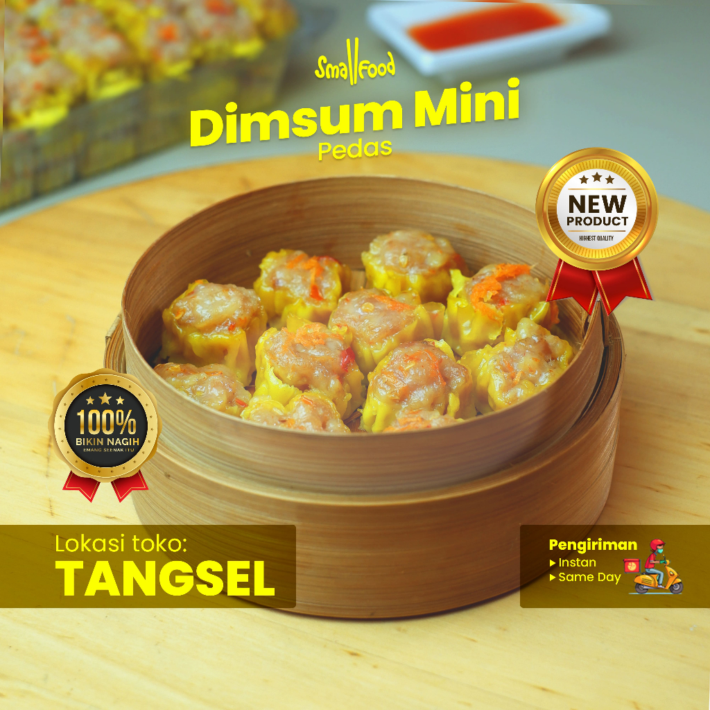 Jual Dimsum Mini Pedas - Isi 147 Pcs / Smallfood / Frozen Food / Dimsum ...