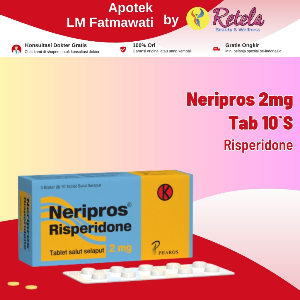 Jual NERIPROS 2MG 1 STRIP 10 TABLET | Shopee Indonesia