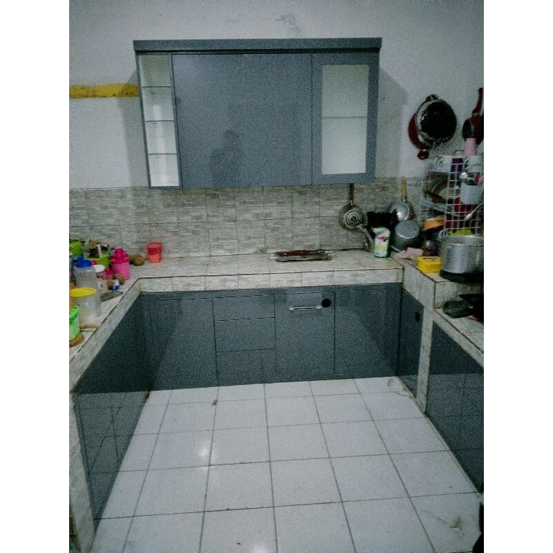 Jual Kitchen set letter U minimalis modern (Custom) | Shopee Indonesia