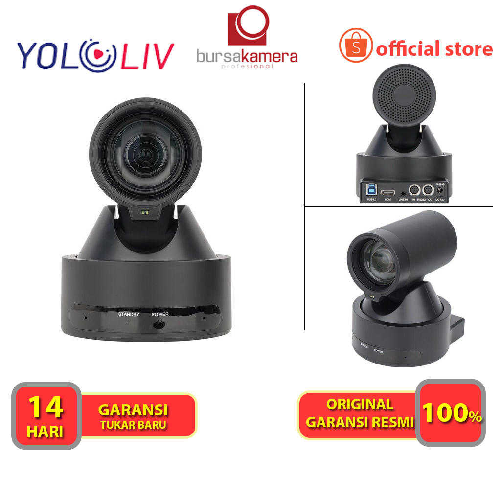 Jual YoloLiv Verticam 1080p Vertical Live Streaming PTZ Camera with 12x ...