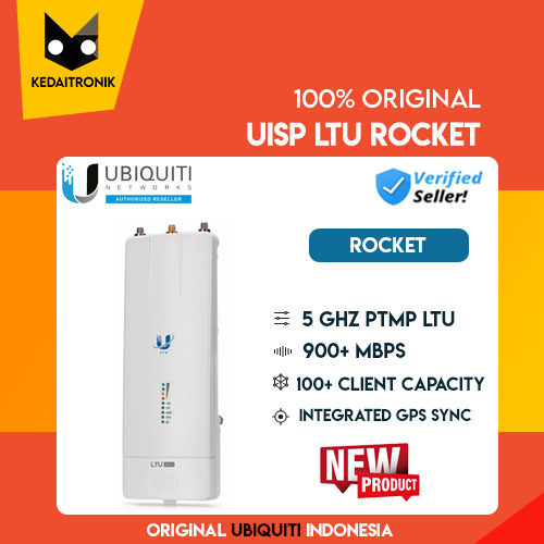Jual Ubiquiti UISP LTU Rocket 5GHz PtMP LTU Rocket BaseStation NEW ...