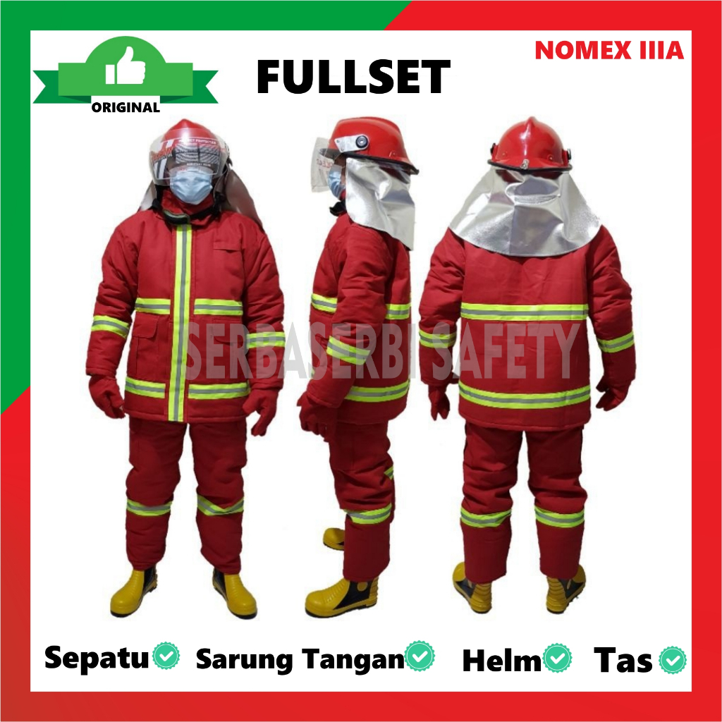 Jual BAJU PEMADAM KEBAKARAN - SETELAN PEMADAM DAMKAR FULLSET 1 SETT ...