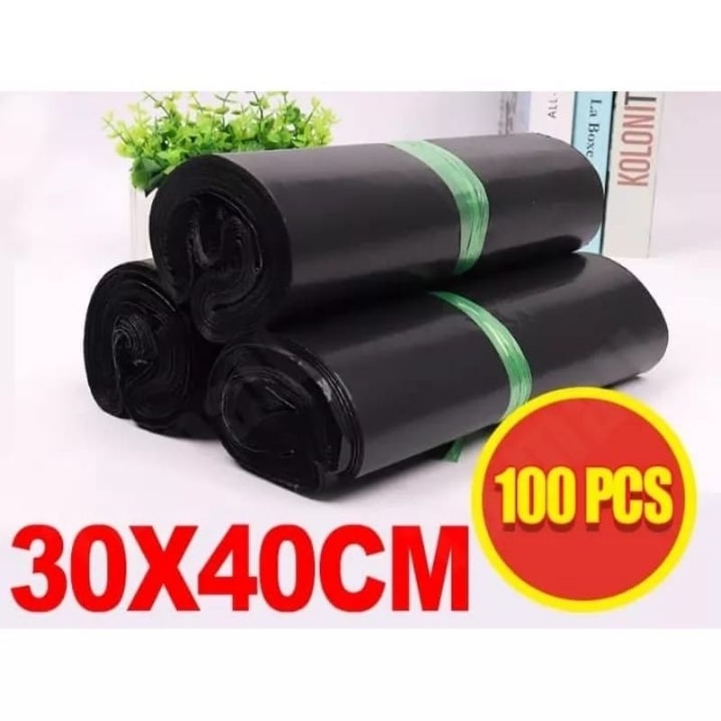 Jual Plastik Packing Polymailer Hitam 30 x 40 Cm Isi 100 Lembar LDPE ...