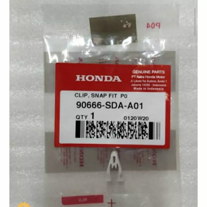 Jual Klip Motor (Clip Snap Fit Po) 90666SDAA01 | Shopee Indonesia