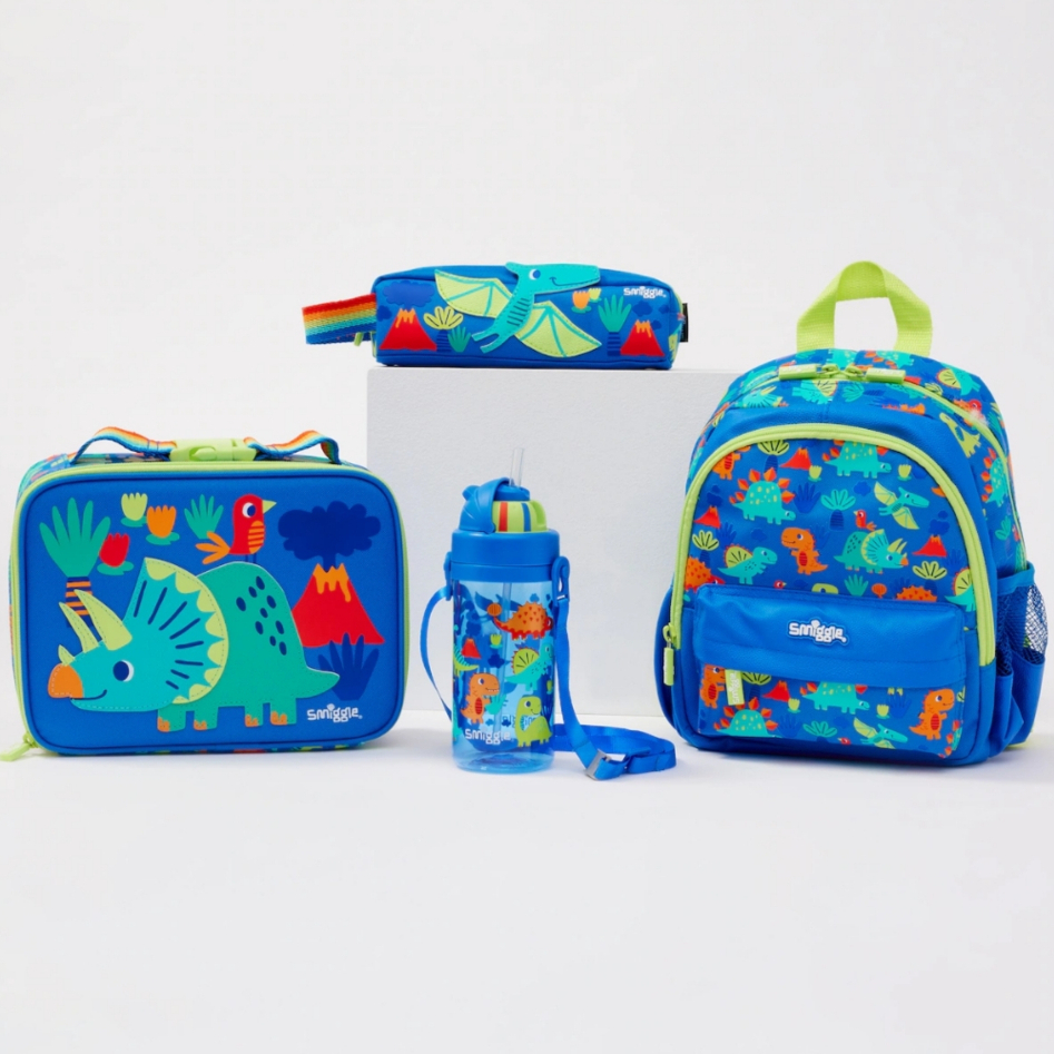 Jual SMIGGLE TEENY TINY GLIDE SET BACKPACK BLUE 4PC - SET TAS SMIGGLE ...