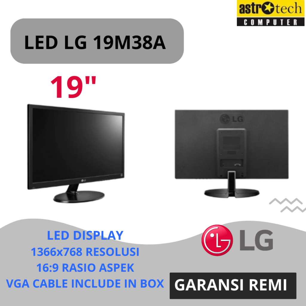 Jual LG 19M38A MONITOR GARANSI RESMI | Shopee Indonesia