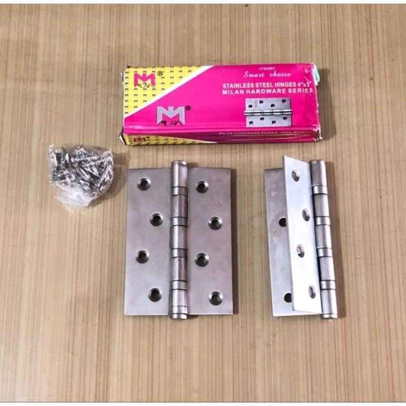 Jual engsel pintu stamvick 4"/ engsel pintu stainless tebal/ engsel ...