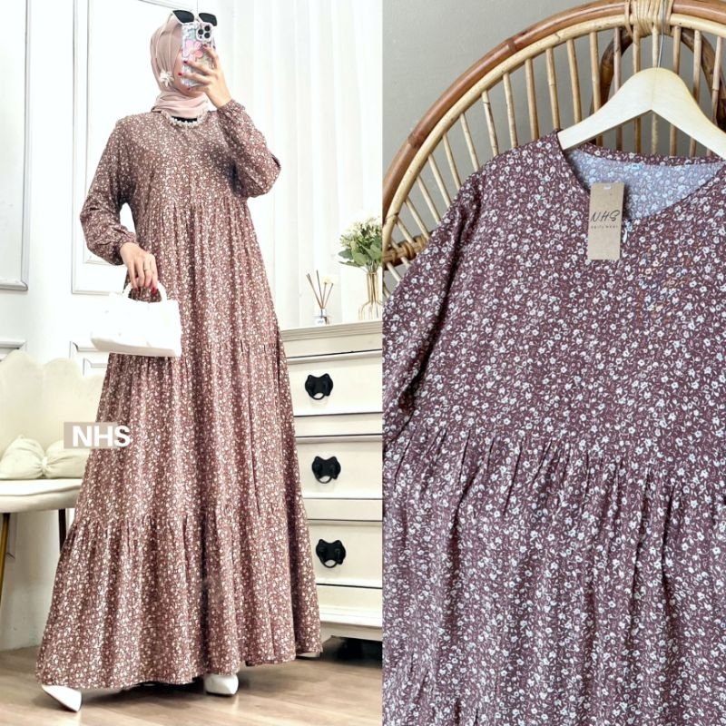 Jual Madame Dress Gamis Rayon Viscose Size XL-XXXXL | Shopee Indonesia