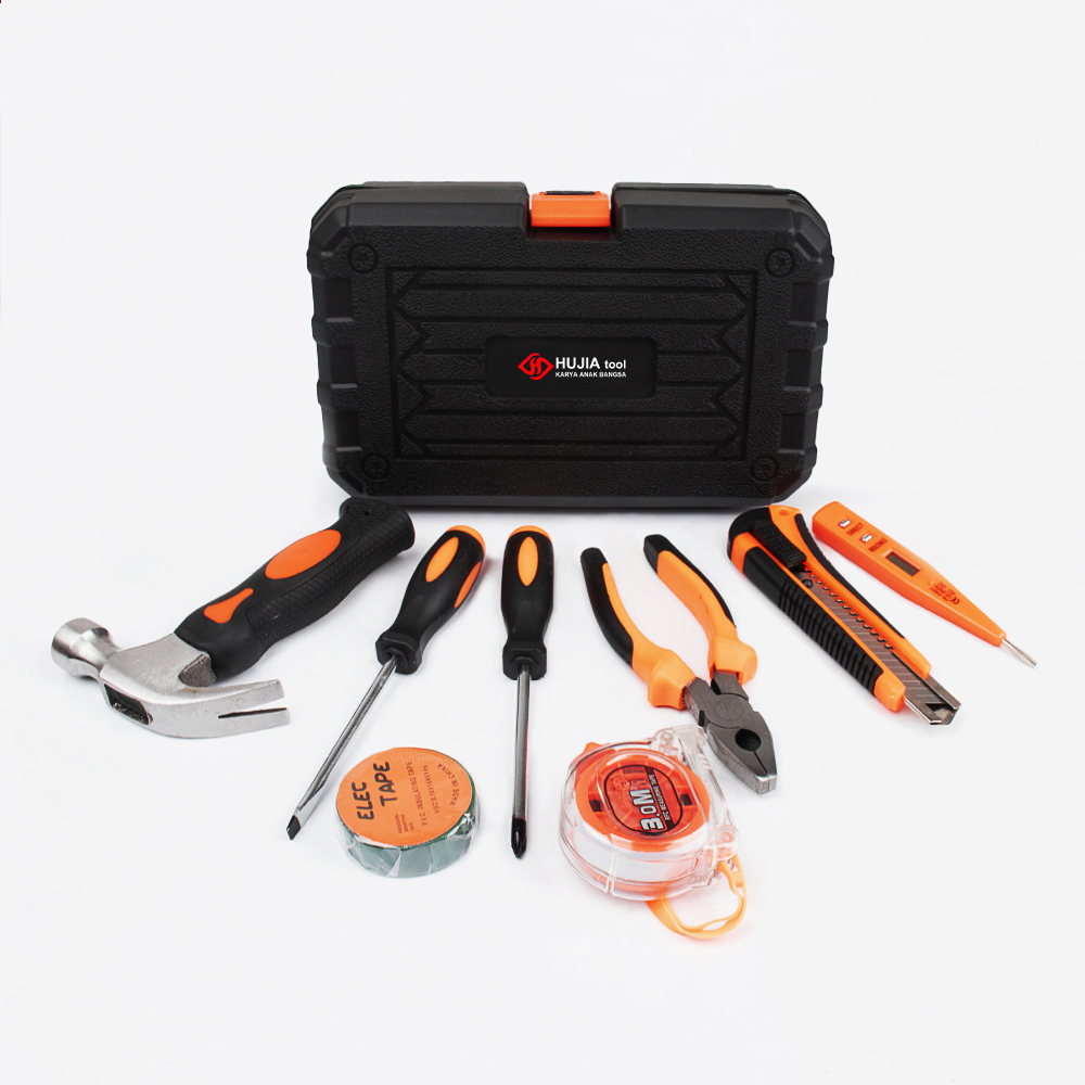 Jual JLD Toolkit Set 9pcs Alat Pertukangan Palu handtool box Perkakas ...
