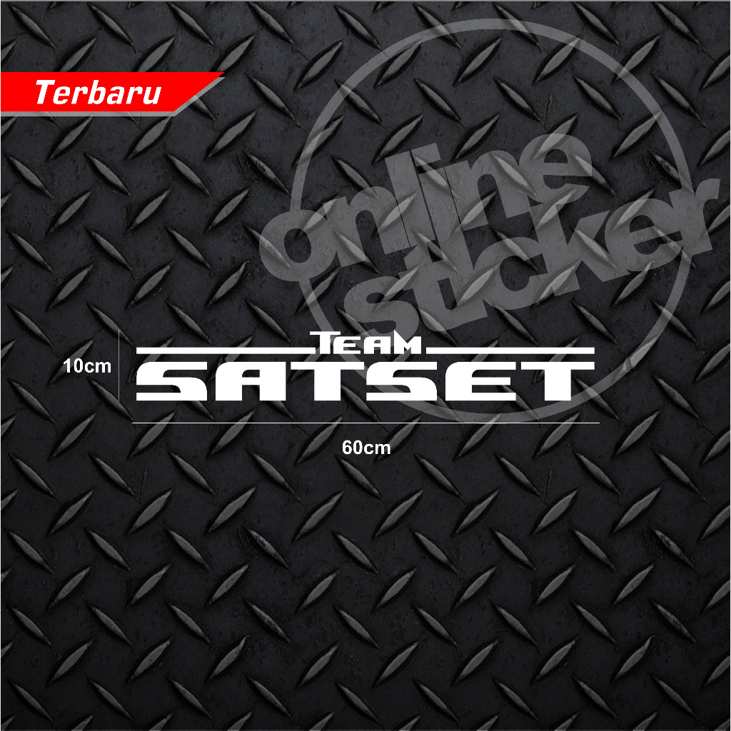 Jual Sticker SatSet cutting menyala | cutting stciker | Shopee Indonesia