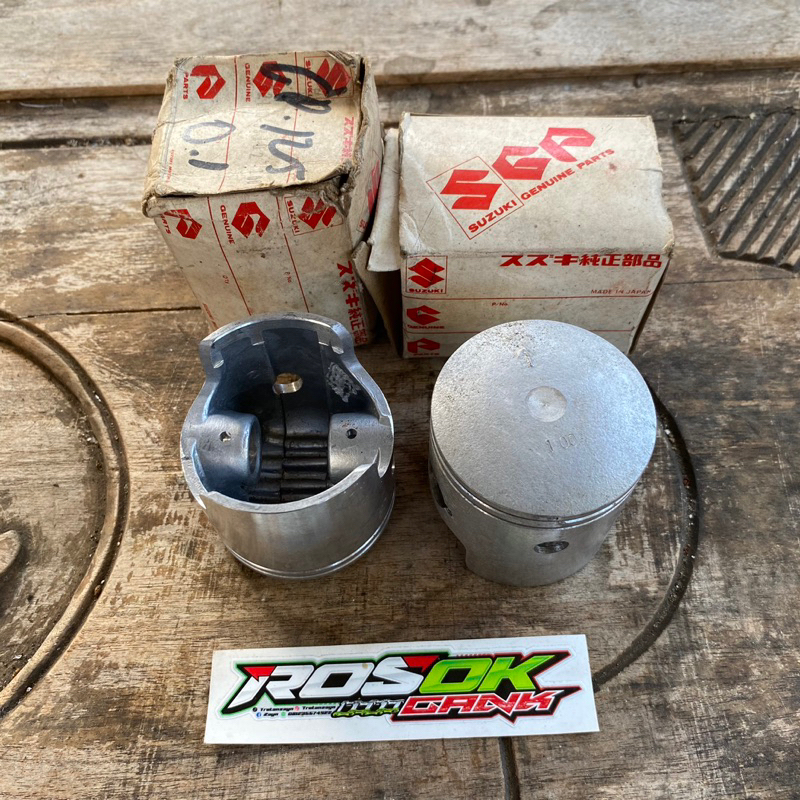 Jual Piston Sekher Suzuki GP125 os100 Original Japan | Shopee Indonesia