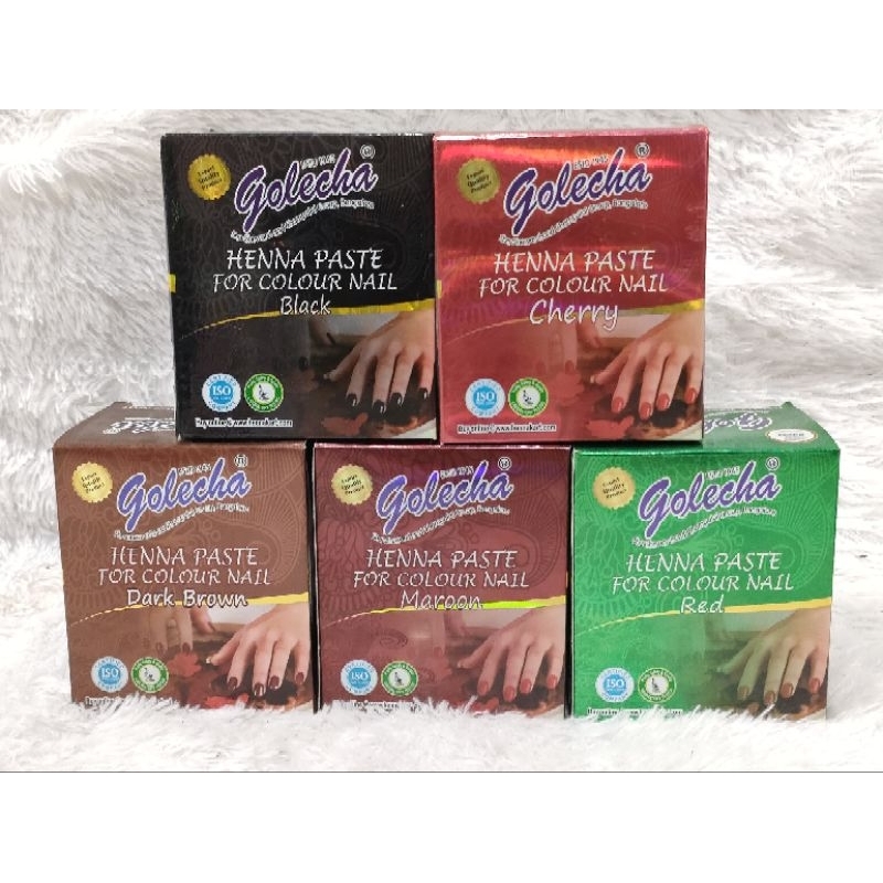 Jual GOLECHA HENNA KUKU / GOLECHA NAIL TUBE HENNA PASTE FOT COLUR NAIL ...
