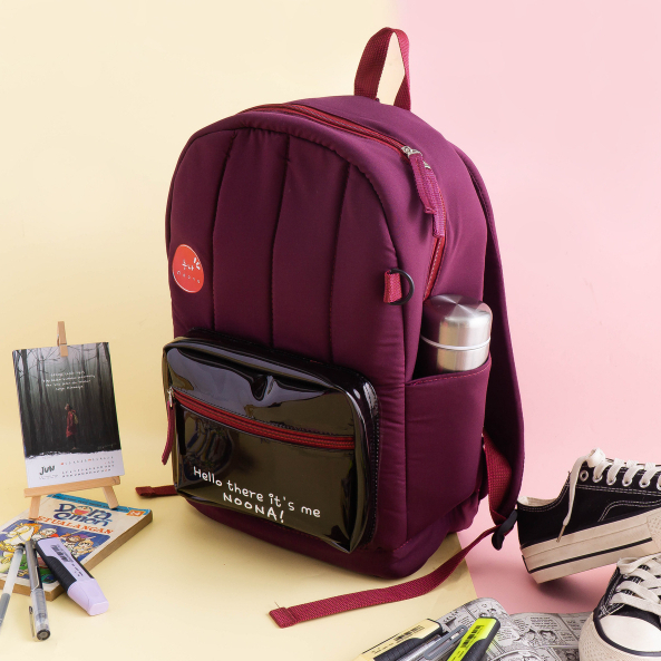 Jual Tas Ransel Bitna Series Maroon by noona | Shopee Indonesia