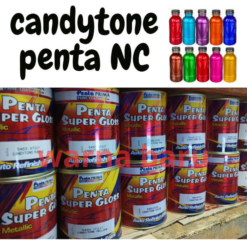 Jual Cat Candytone penta super gloss Candy Tone NC 100ml/200ml/500ml ...