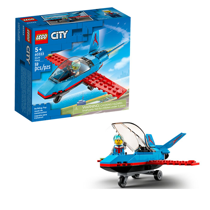 Jual LEGO CITY Great Vehicle Stunt Plane (LEGO 60323) | Shopee Indonesia