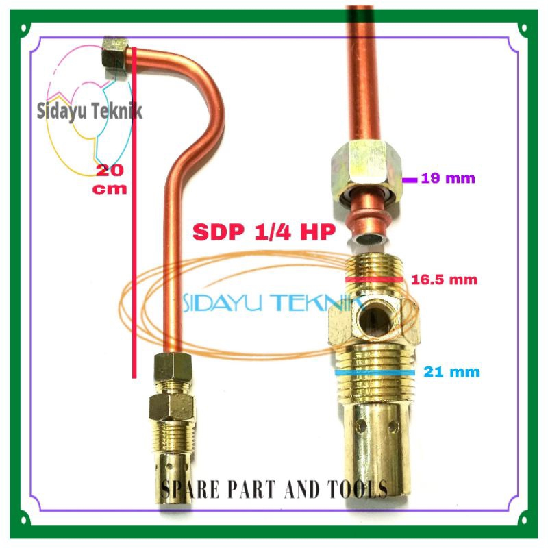 Jual Check Valve Pipa Angin Kompresor SDP 1/4HP | Shopee Indonesia