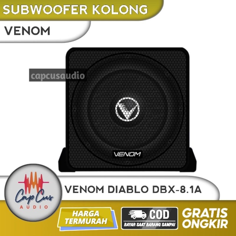 Jual SUBWOOFER ACTIVE VENOM DIABLO DBX 8.1A SUBWOOFER BAGASI AKTIF 8 ...