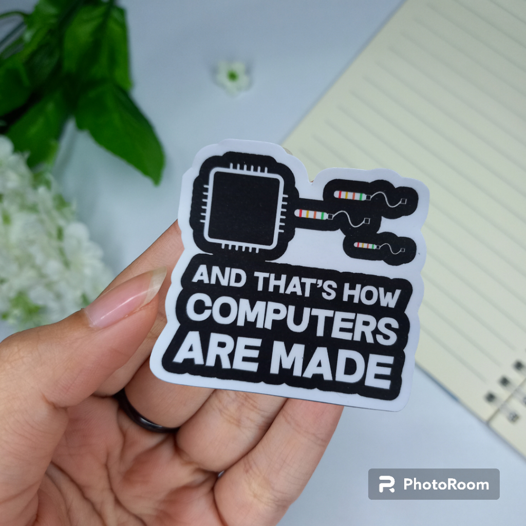 Jual Stiker Satuan Hacker Quotes Motivasi Monochrome Black White ...