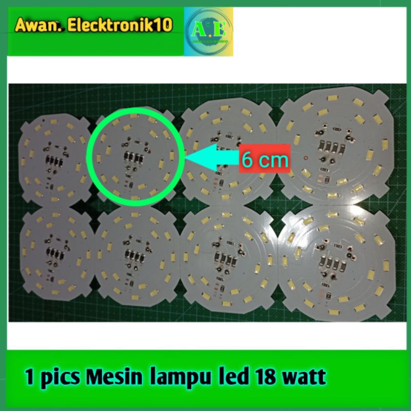 Jual mesin lampu LED 18 watt AC 220 listrik | Shopee Indonesia