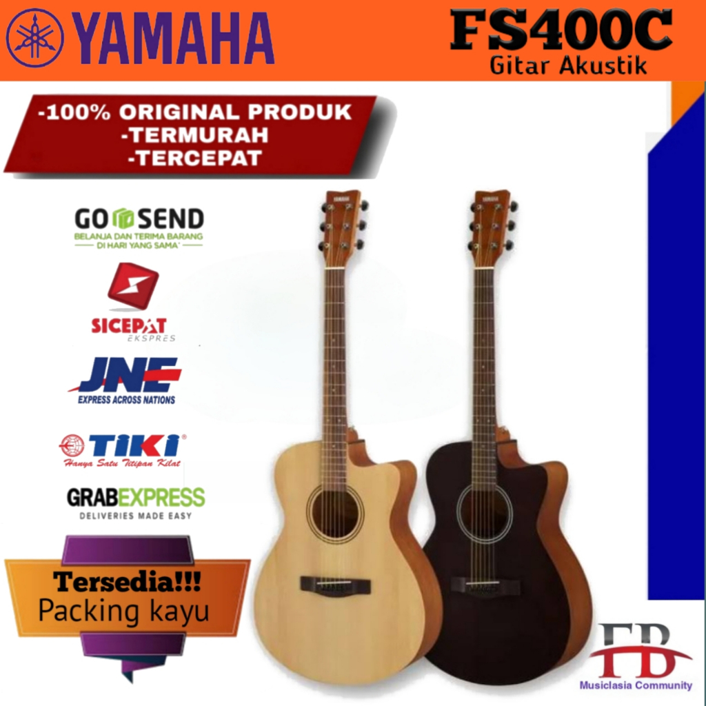 Jual Yamaha FS400C Gitar Akustik / FS 400C / FS400 C / FS 400 C ...