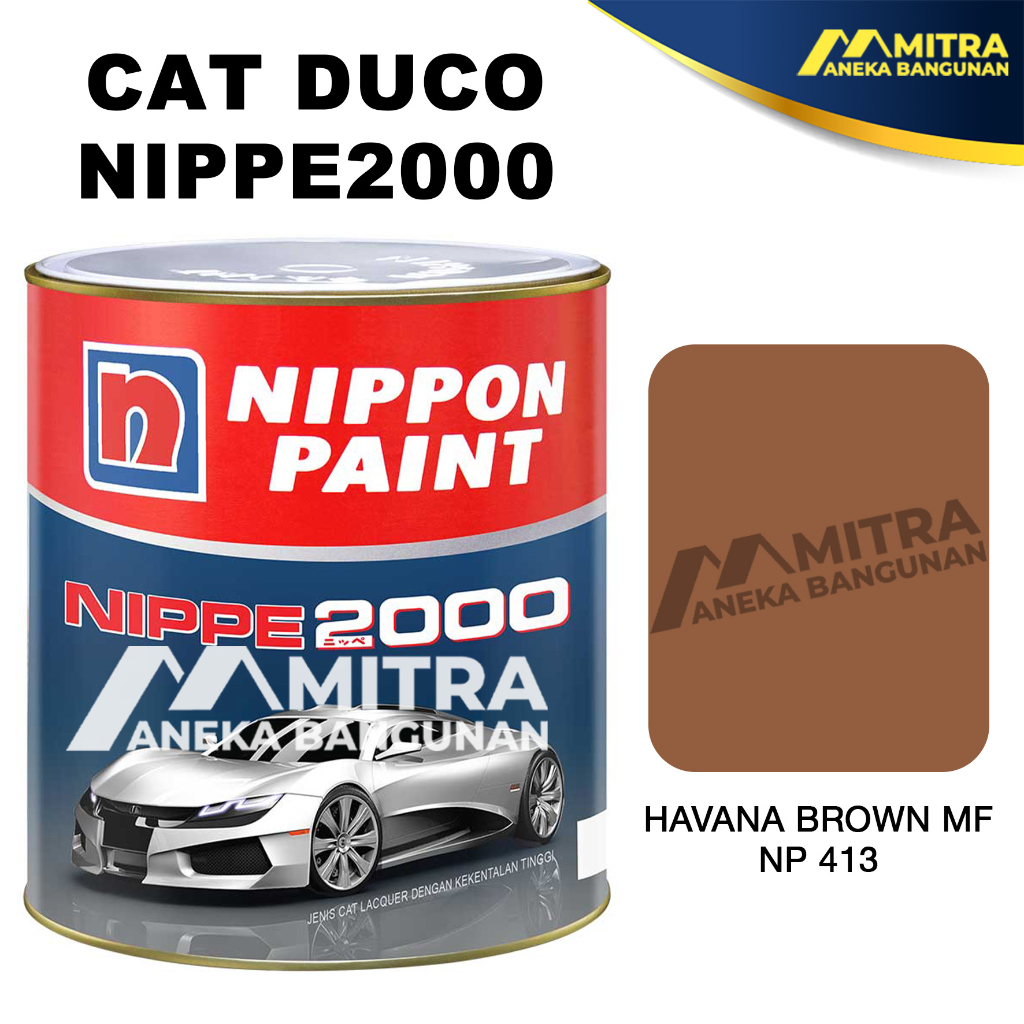 Jual [TINTING] CAT DUCO NIPPE 2000 1 LITER NP413 HAVANA BROWN MF / CAT ...
