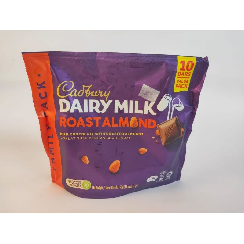 Jual Cadbury Dairy Milk Roasted Almond Dan More Chips | Shopee Indonesia