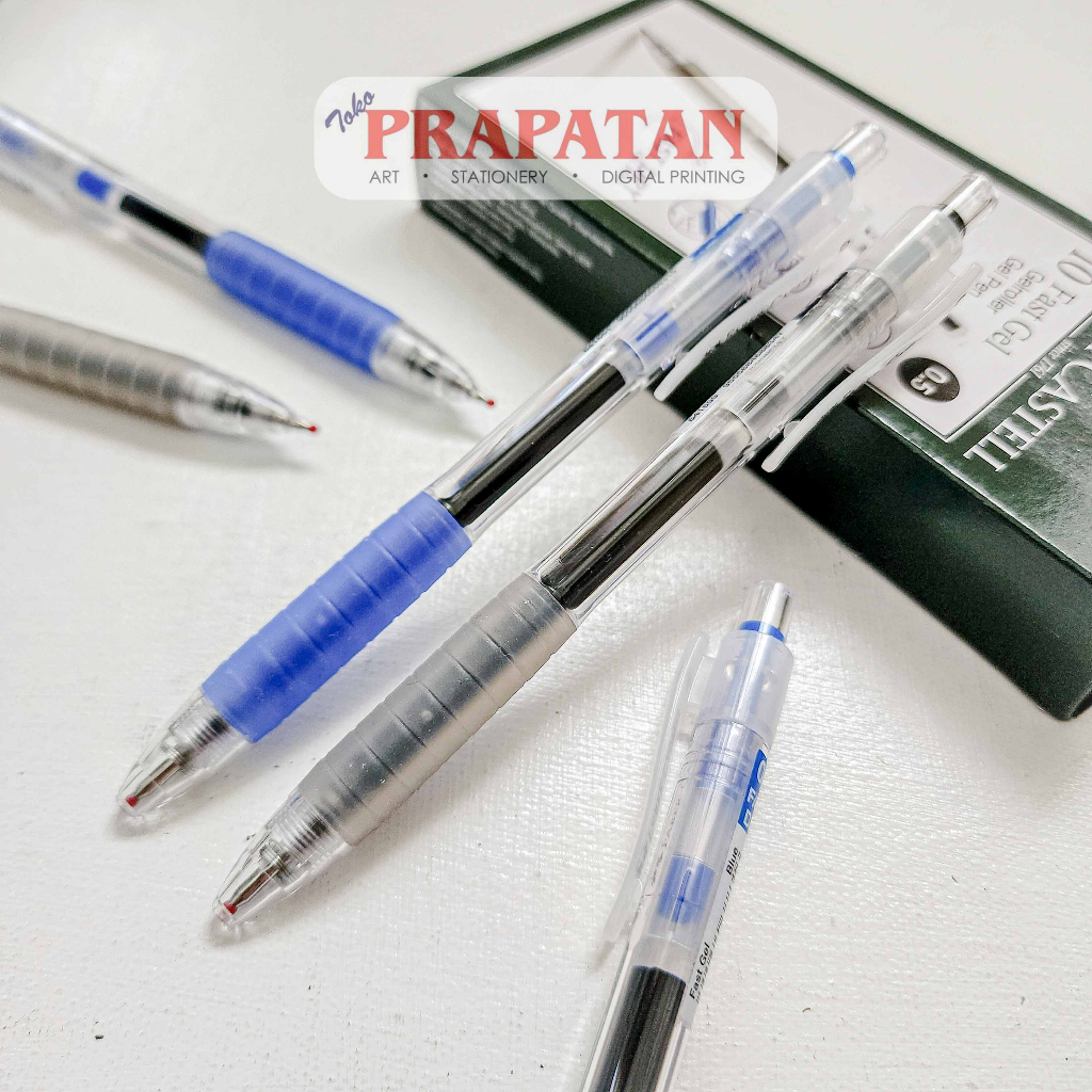 Jual Faber Castell Fast Gel Pen 0.5mm & Refill | Pena Jel | Pulpen ...