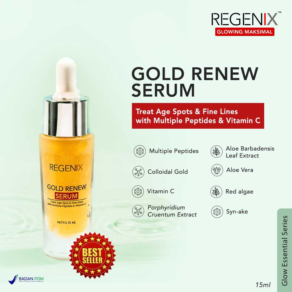 Jual Regenix Skincare Gold Renew Serum | Shopee Indonesia
