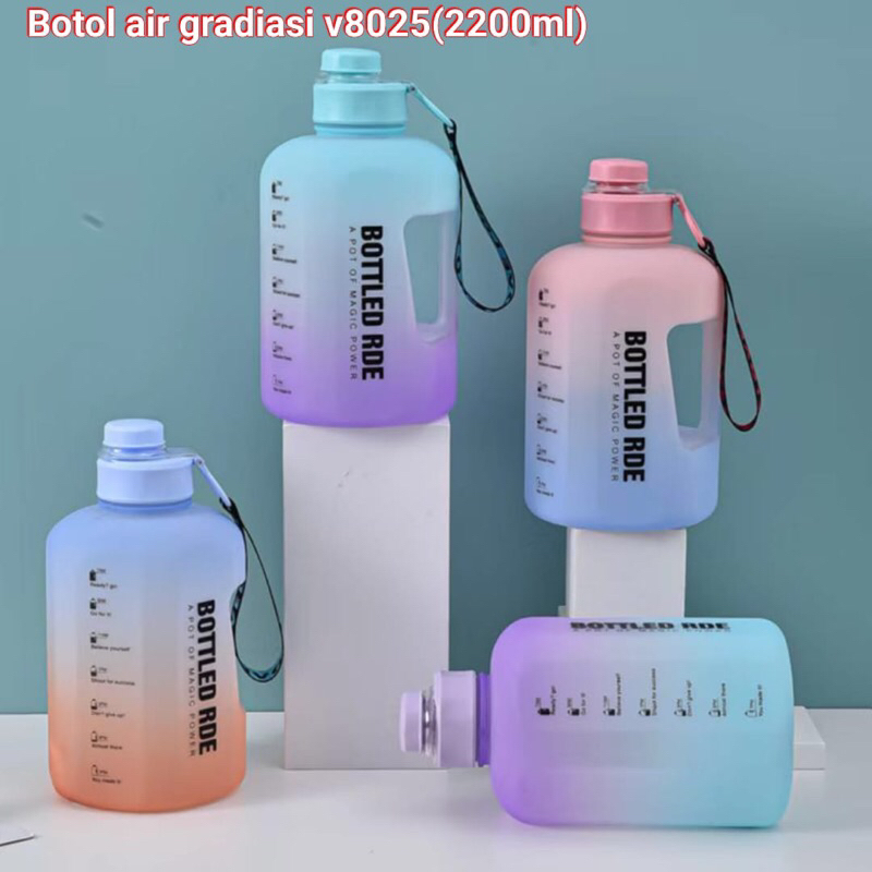 Jual botol air 8025 galon gradiasi 2200ml | Shopee Indonesia