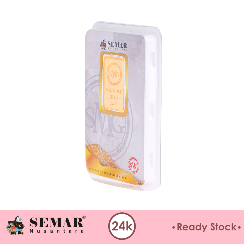 Jual Logam Mulia SMG Gold Press 10gram Emas Batangan Semar Nusantara ...