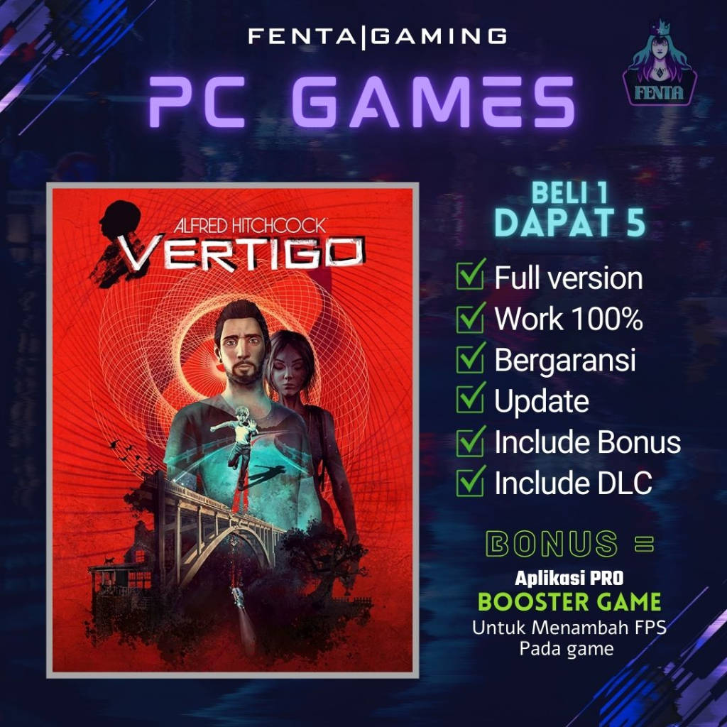 Jual ALFRED HITCHCOCK VERTIGO DIGITAL DELUXE EDITION - GAME PC - GAME LAPTOP | Shopee Indonesia