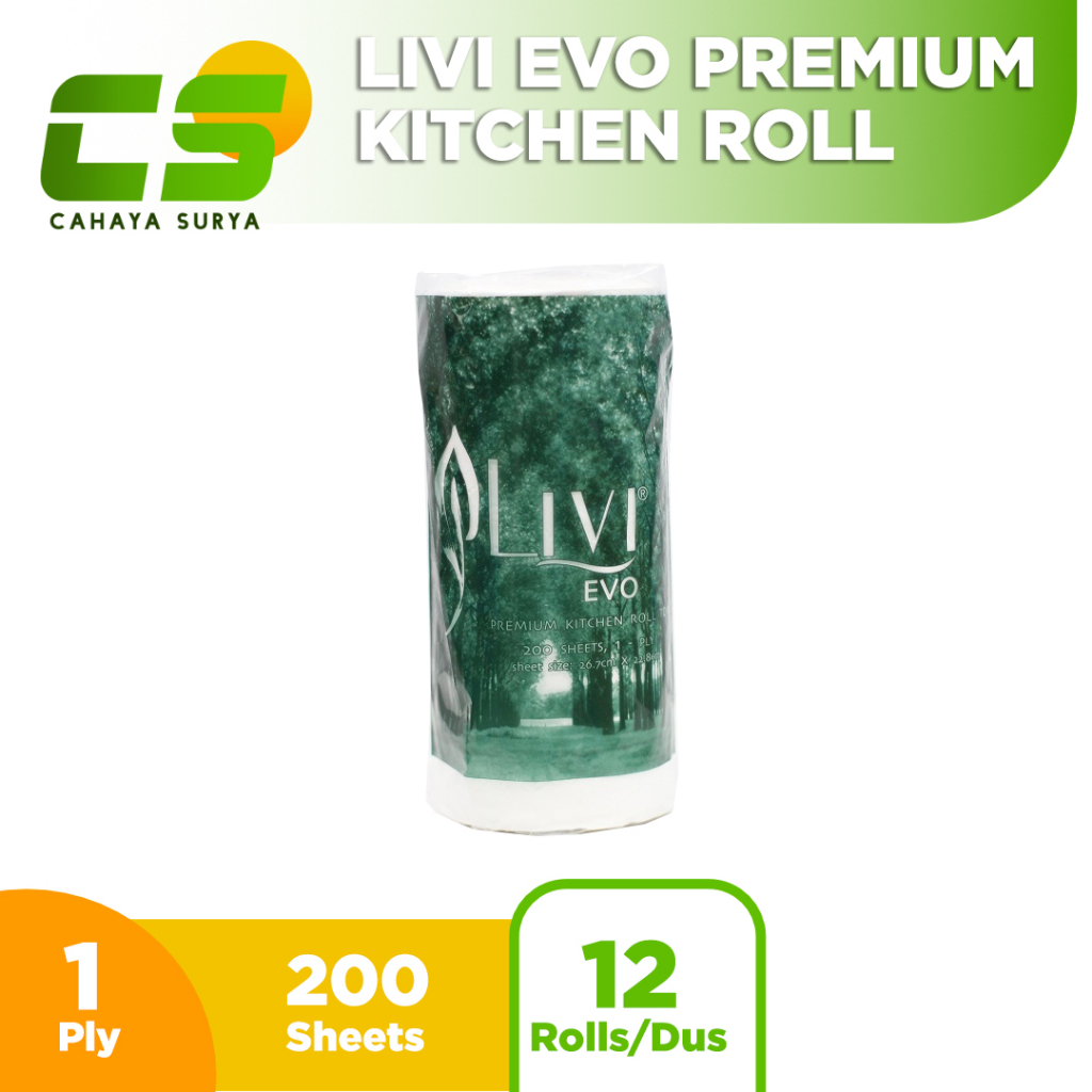 Jual TISSUE LIVI KITCHEN ROLLS 240's / 1 ply - TISSUE DAPUR - ECERAN ...