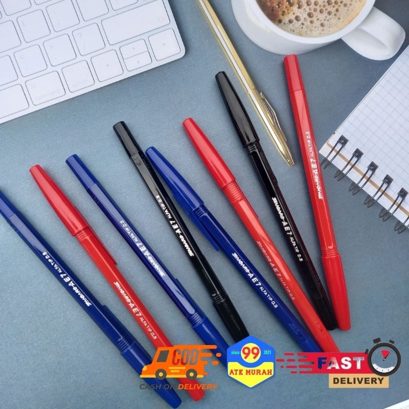 Jual Pulpen STANDARD AE 7/Bolpoin Ae 7/Ballpoint/Pen ae7 | Shopee Indonesia