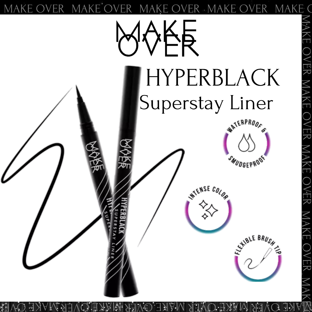 Jual Make Over Hyperblack Superstay Liner 1g I Eye Liner | Shopee Indonesia