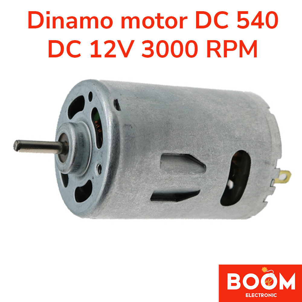 Jual Dinamo motor DC 540 DC 12V 3000 RPM | Shopee Indonesia