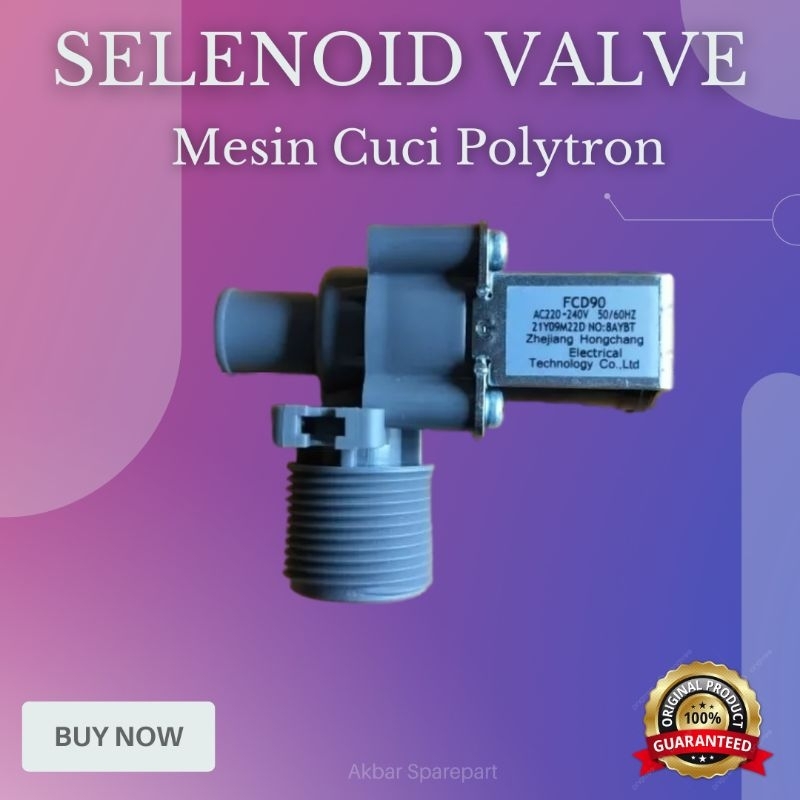 Jual SELENOID VALVE MESIN CUCI POLYTRON ORIGINAL | Shopee Indonesia