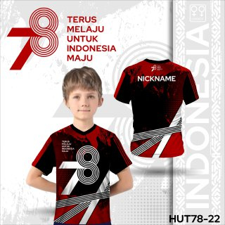 Jual Jersey anak hut kemerdekaan ri ke 78 kaos 17an baju dirgahayu indonesia 2023 | Shopee Indonesia