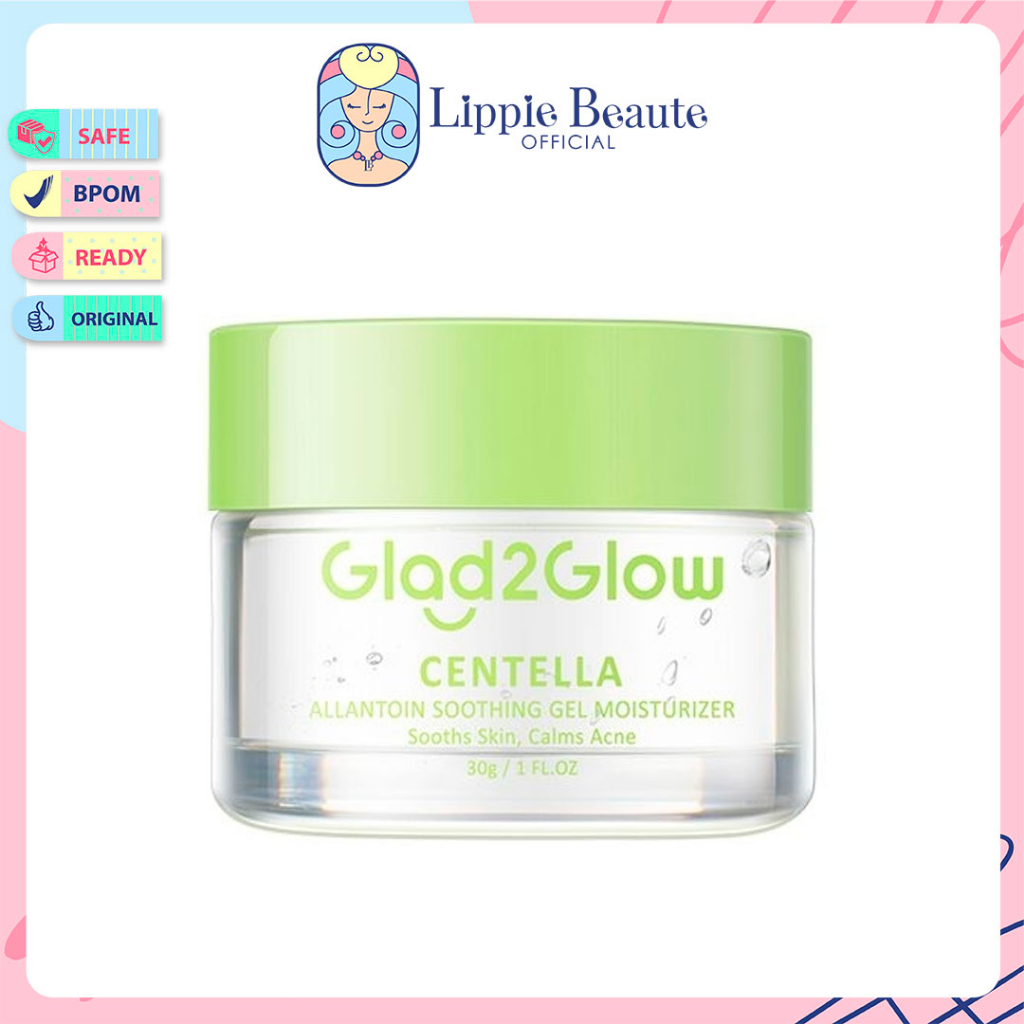 Jual GLAD2GLOW - G2G Centella Allantoin Soothing Gel Moisturizer 30 g ...